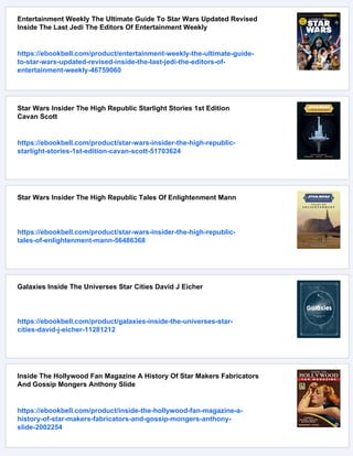 Inside The Star Wars Empire Bill Kimberlin | PDF