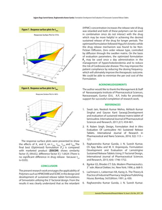 Formulation Development And Evaluation Of Simvastatin Sustained Release ...