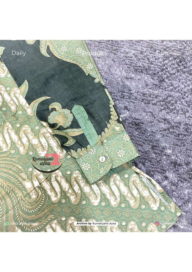 Custom Kemeja Batik Rumah Jahit Azka | PDF