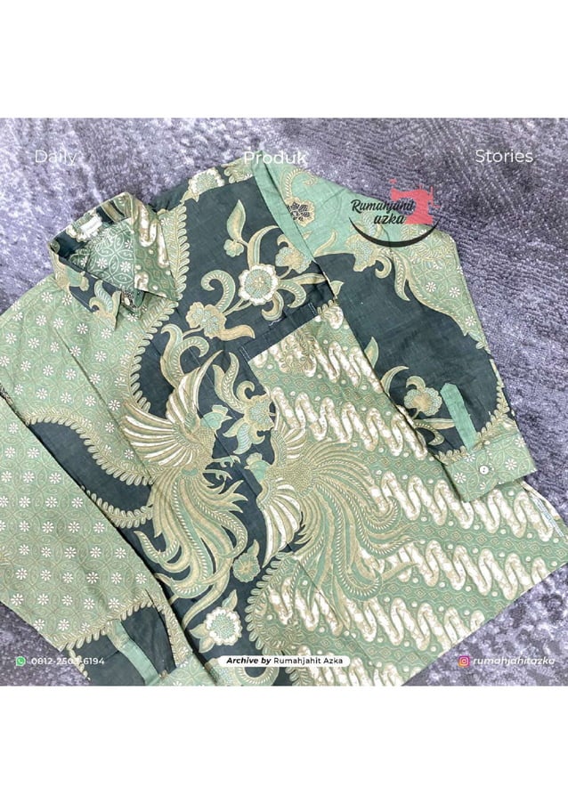 Custom Kemeja Batik Rumah Jahit Azka | PDF