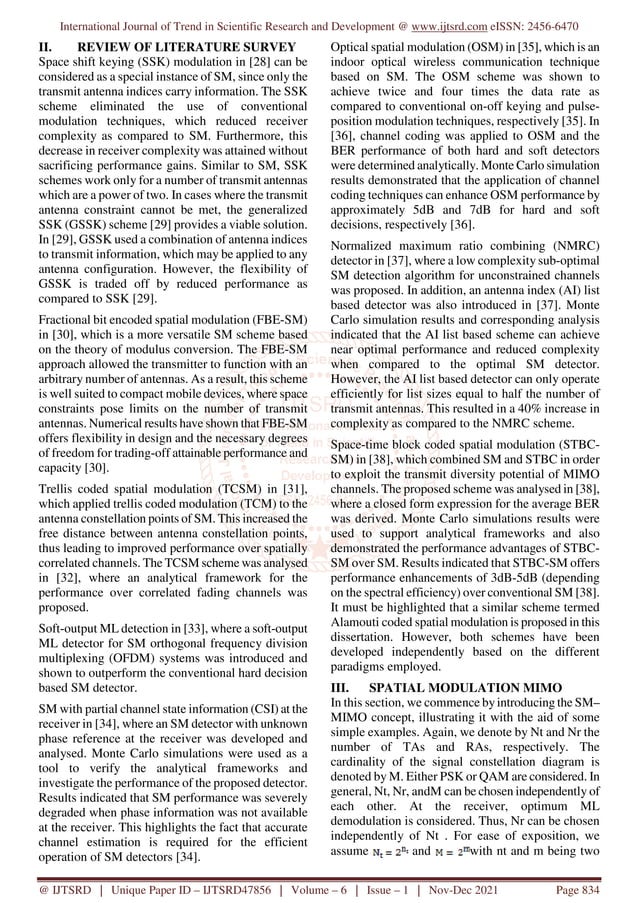 A Novel Technique For Multi User Multiple Access Spatial Modulation Using Adaptive Coding And 4029