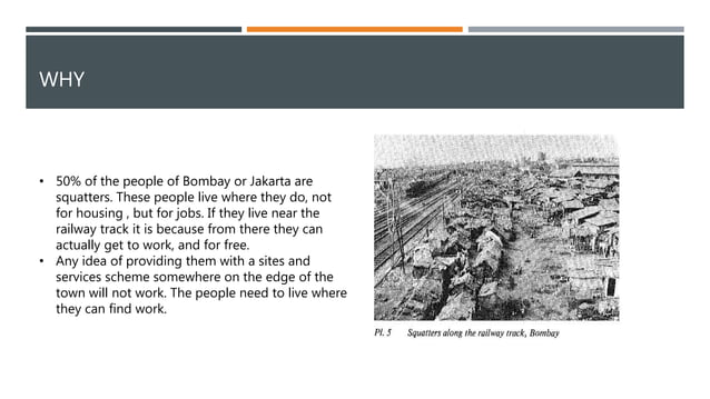 Squatter housing by charles correa | PPTX