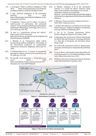 Artificial Intelligence in Autonomous Vehicles | PDF