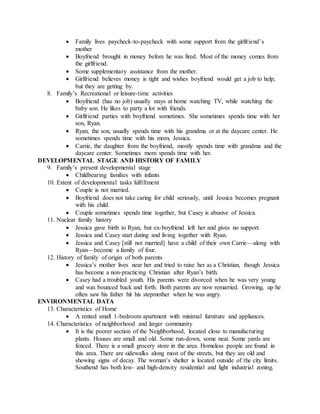 Family Assessment Developmental Stages