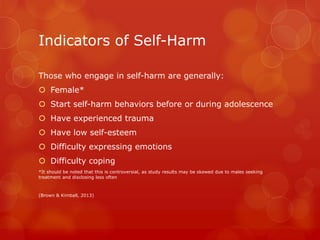 Self-Harm | PPTX