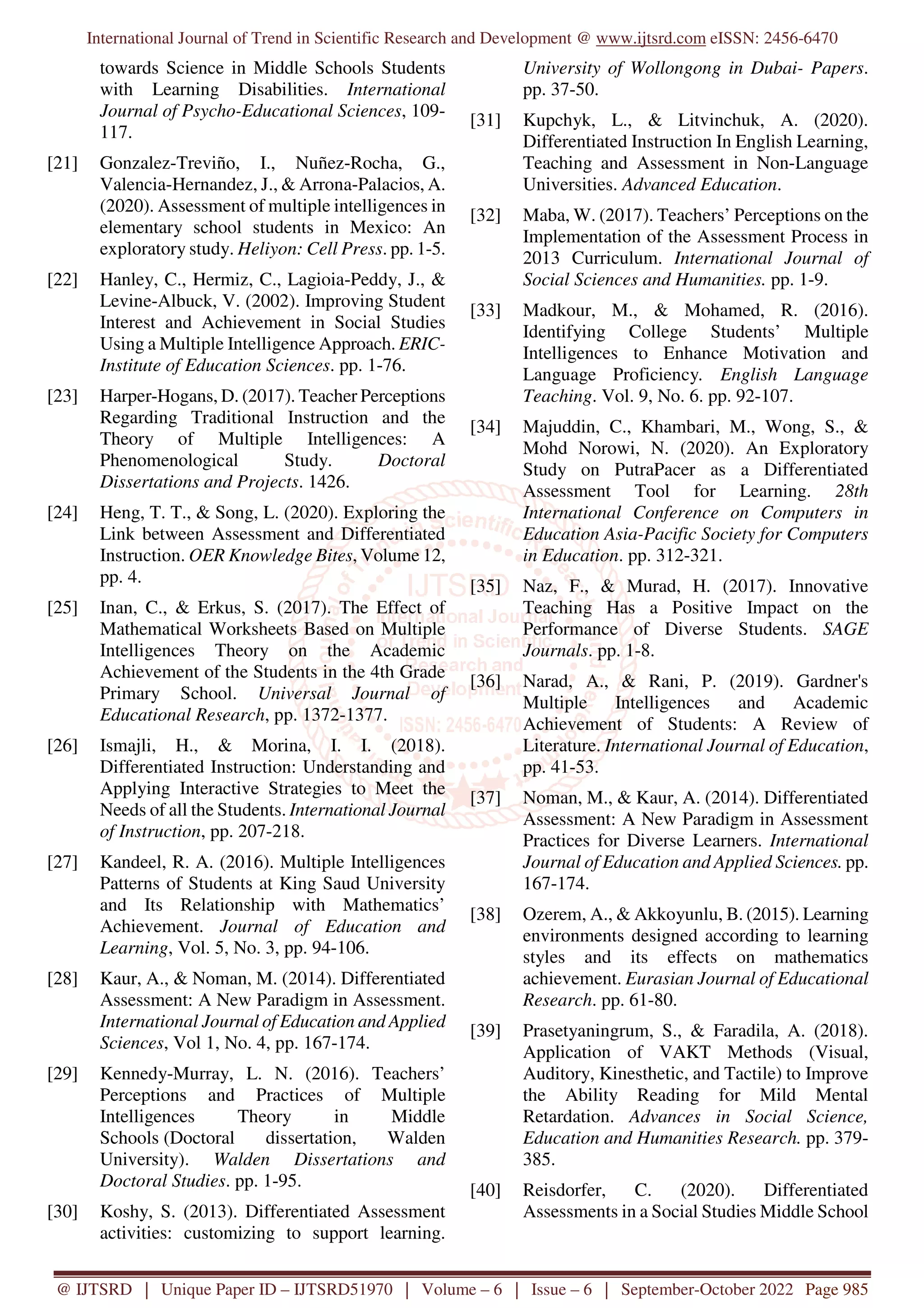 Differentiated Assessment in Araling Panlipunan 10 Enhanced Learning Activities | PDF