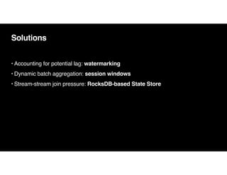Structured Streaming Use-Cases at Apple | PPT