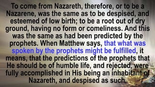 115 Jesus of Nazareth | PPT