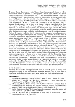 Preference Of Orthodontic Treatment Versus Orthognathic Surgery In ...