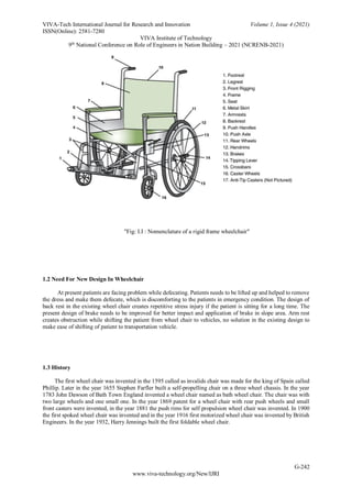 Concept Convertible Wheelchair With Ventilator And Monitoring System | PDF