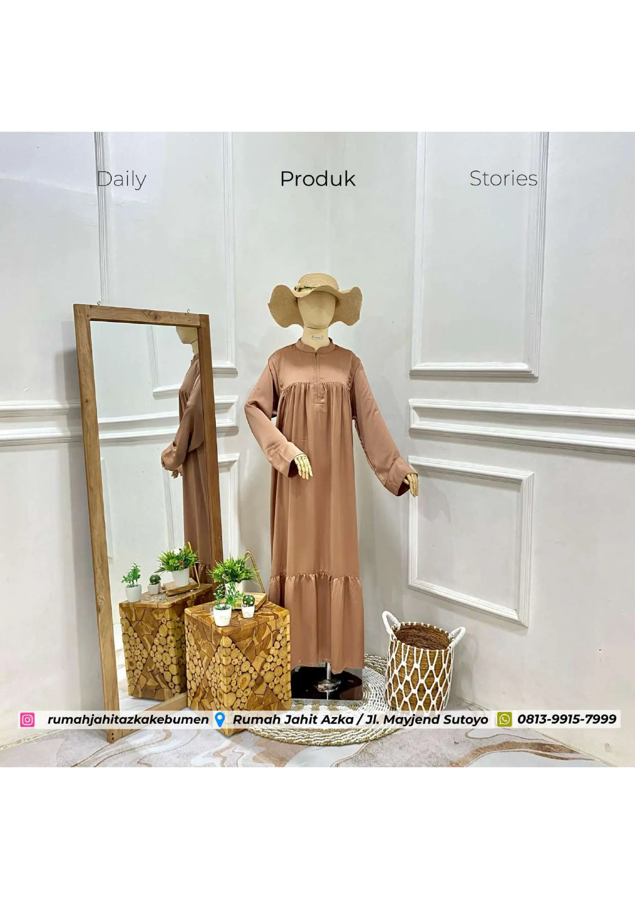 Iner Outer Brukat Modern by Rumah Jahit Azka | PDF