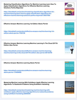 Effective Machine Learning Teams David Tan Ada Leung | PDF