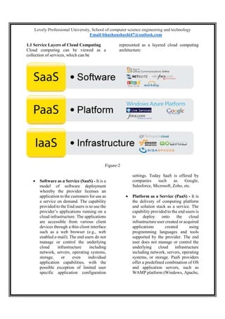 cloud computing based its solutions term paper | PDF