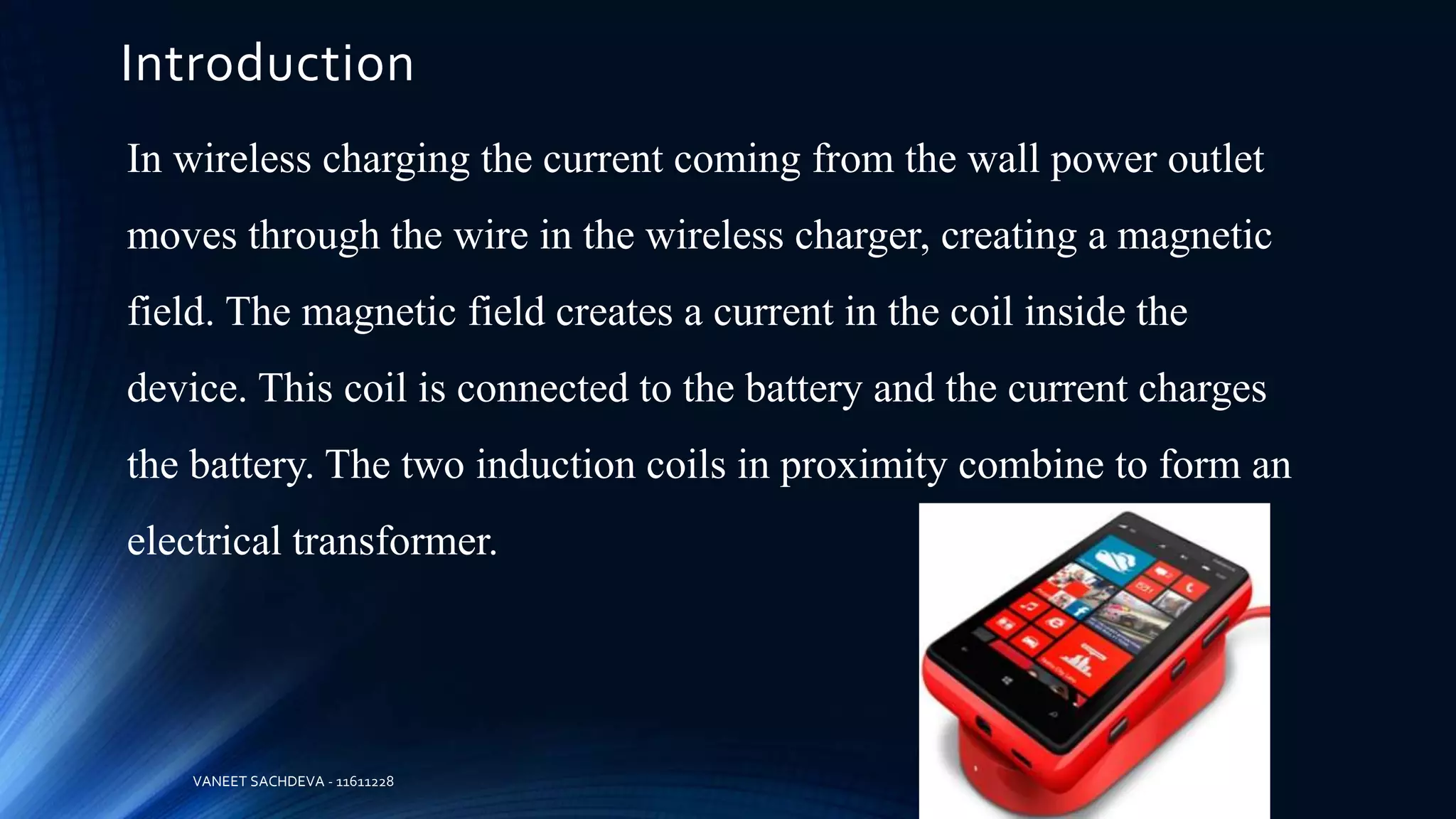 Wireless Charging in mobiles | PPSX