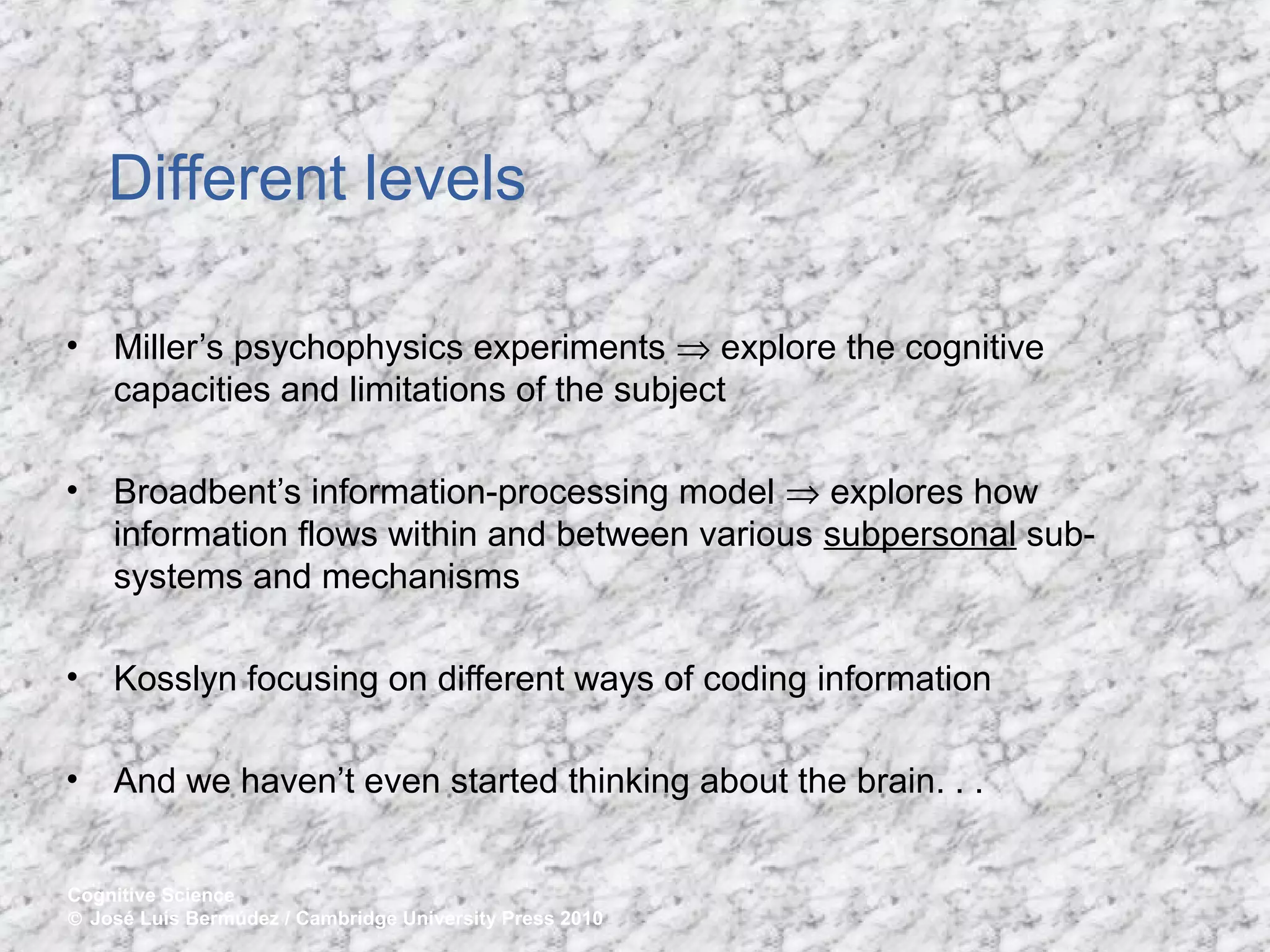 Marr's Theory of Vision | PPT