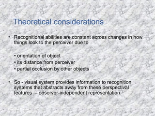 Marr's Theory of Vision | PPT