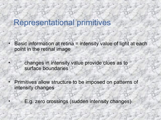 Marr's Theory of Vision | PPT