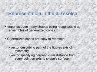 Marr's Theory of Vision | PPT