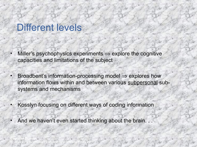 Marr's Theory of Vision | PPT