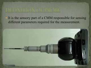 CMM - COORDINATE MEASURING MACHINE | PPT