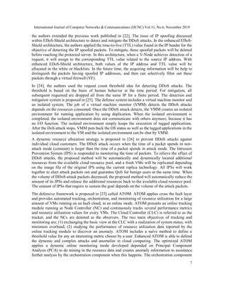 MAINTAINING CLOUD PERFORMANCE UNDER DDOS ATTACKS | PDF