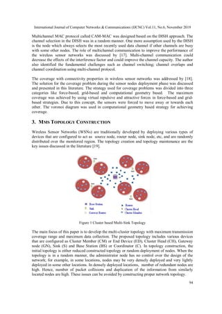 MULTI-CLUSTER MULTI-CHANNEL SCHEDULING (MMS) ALGORITHM FOR MAXIMUM DATA COLLECTION WITH DELAY ...
