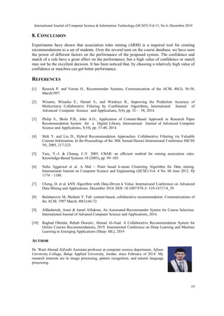 Cluster Based Association Rule Mining for Courses Recommendation System ...