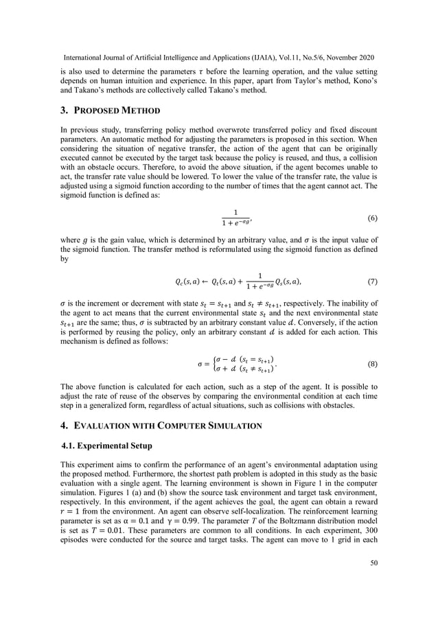 AUTOMATIC TRANSFER RATE ADJUSTMENT FOR TRANSFER REINFORCEMENT LEARNING | PDF