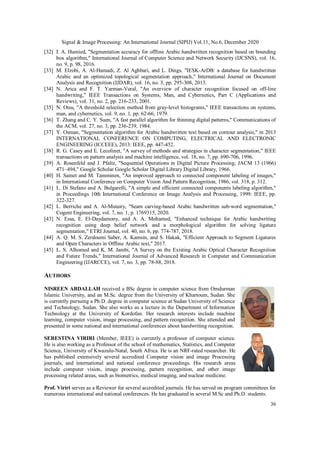 Off-Line Arabic Handwritten Words Segmentation using Morphological Operators | PDF