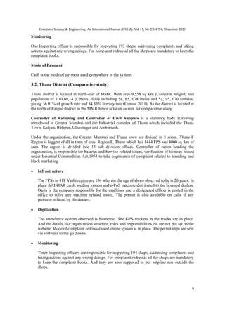 Aadhar Enabled Public Distribution System (AEPDS), Beneficiary Survey ...