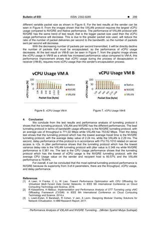 Performance Analysis of VXLAN and NVGRE Tunneling Protocol on Virtual Network | PDF | Computer ...