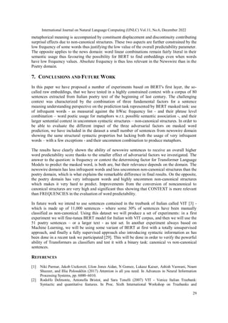 STRESS TEST FOR BERT AND DEEP MODELS: PREDICTING WORDS FROM ITALIAN ...