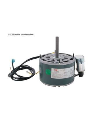 Kolpak 11623E - Motor,Condenser Fan , 208/230V | PartsFe | PDF
