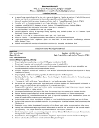 Prashant_Resume updated | DOC