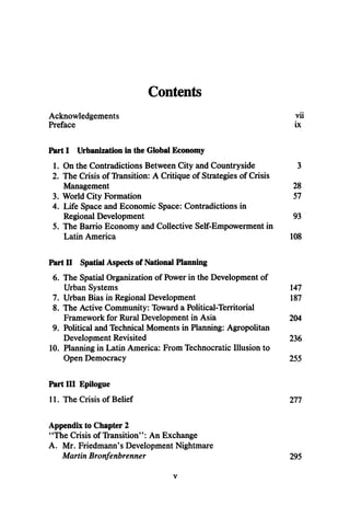 Life Space And Economic Space Third World Planning In Perspective 1 ...