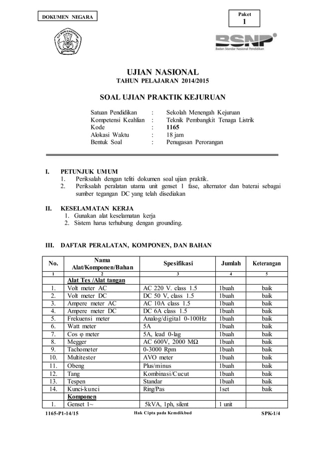 1165 p1-spk-teknik pembangkit tenaga listrik (2) | PDF