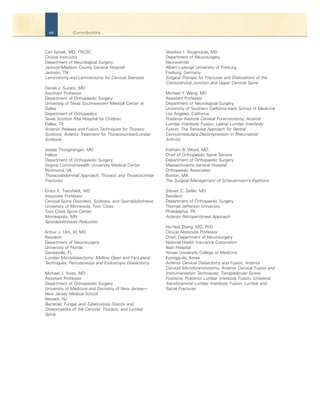 Surgical Anatomy And Techniques To The Spine Daniel H Kim Jeffrey Henn ...