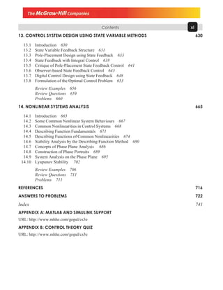 Control Systems Principles And Design Third Edition M Gopal | PDF