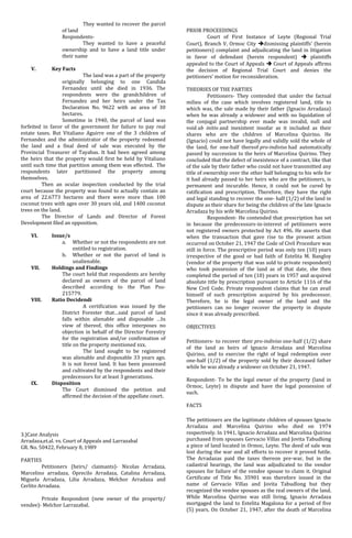 116533240 oblicon-case-analysis | DOC | Land and Farms | Real Estate