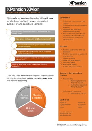XMon Brochure_v1.4 | PDF