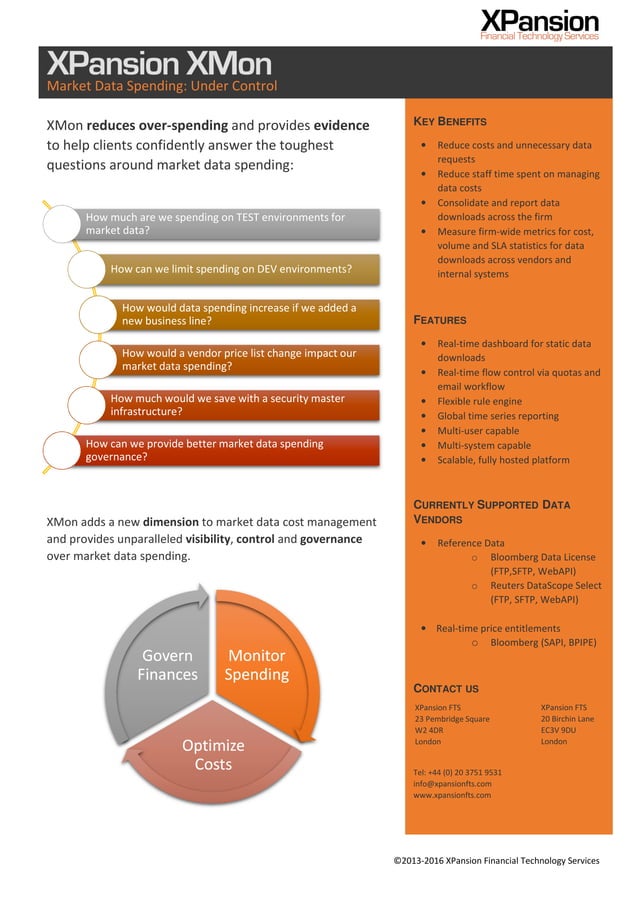 XMon Brochure_v1.4 | PDF