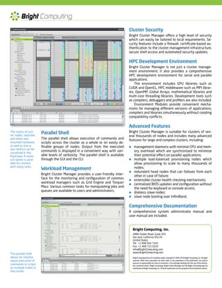 Bright Computing - Bright Cluster Manager | PDF
