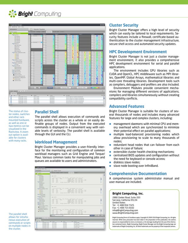 Bright Computing - Bright Cluster Manager | PDF | Operating Systems ...