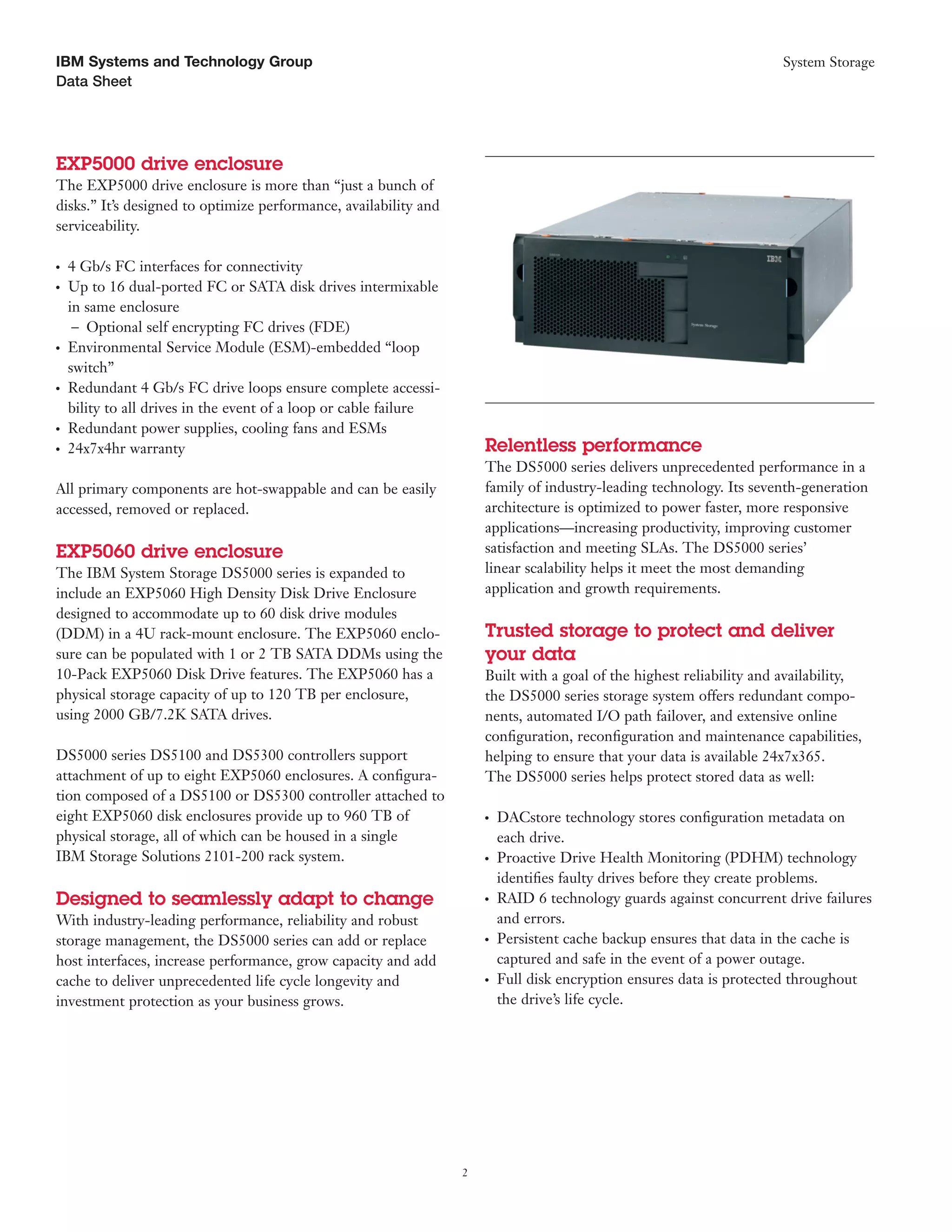 IBM System Storage DS5000 | PDF