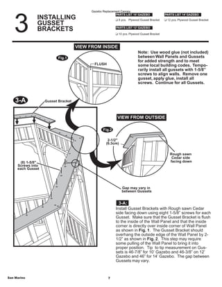 San Marino 10’,12’ and 14’ Gazebo Assembly and Instructions Manual | PDF