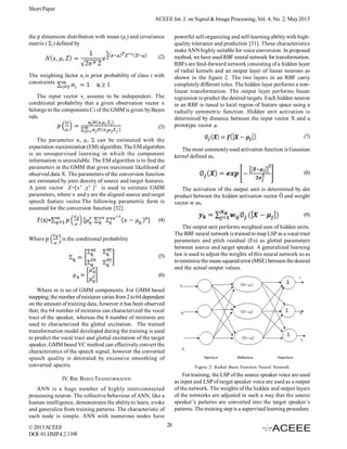 Line Spectral Pairs Based Voice Conversion using Radial Basis Function | PDF
