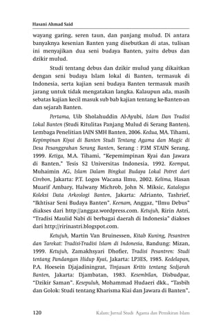 DR. HASANI AHMAD SAID, MA - ISLAM DAN BUDAYA DI BANTEN | PDF