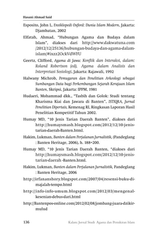 DR. HASANI AHMAD SAID, MA - ISLAM DAN BUDAYA DI BANTEN | PDF