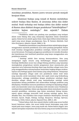 DR. HASANI AHMAD SAID, MA - ISLAM DAN BUDAYA DI BANTEN | PDF