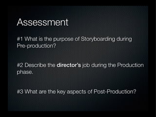 The Stages of Film & Video Production | PPT